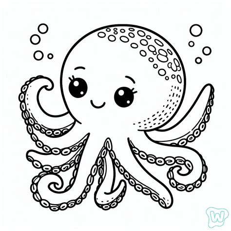 48 Pulpo Para Colorear Descargar E Imprimir Pdf Gratis