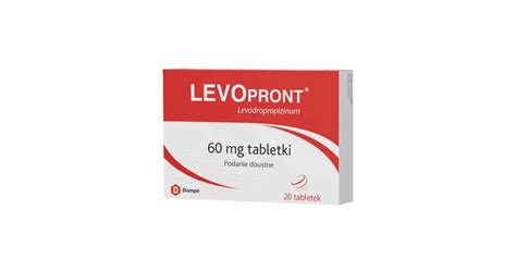 Levopront 60 Mg 20 Tabletek Opinie Skład I Cena ️ Apteka Nowa Farmacja