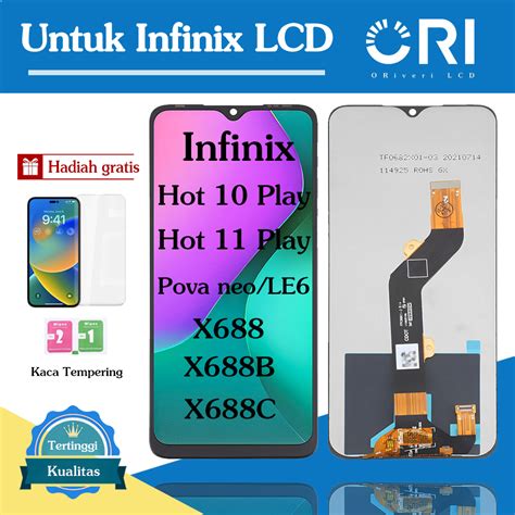 Jual LCD TOUCHSCREEN INFINIX HOT PLAY LCD HOT PLAY X X B X C COMPLETE FULLSET