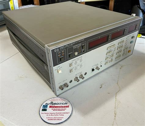 POWER ON TESTED HP AGILENT KEYSIGHT A MHZ C METER C V PLOTTER SHIPS SAME BUSINESS DAY