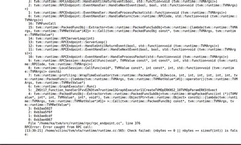 rpcerror inference in pynq troubleshooting apache tvm discuss