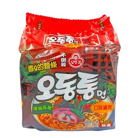 Ottogi 不倒翁 海鮮風味烏龍拉麵600g120g5包 Pchome 24h購物