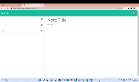 Github Connorkelly Note Taker