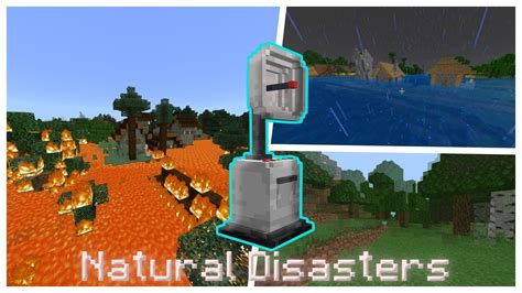 Natural Disasters Addon Mcpe 119 Mcpe Tutorials Youtube