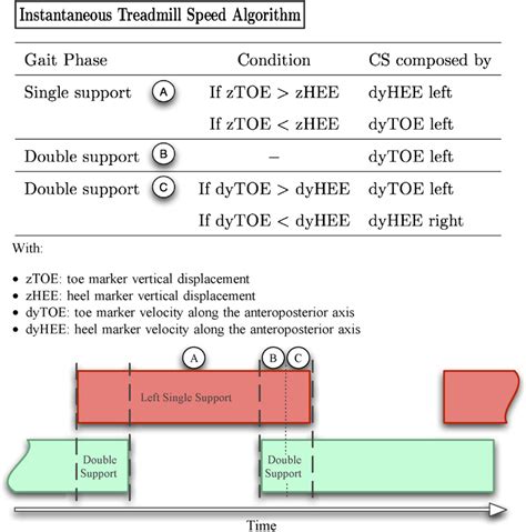 Illustration Of The 1 T D D I F F Instantaneous Treadmill Speed