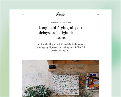 Demi Grid Layout Blogspot Theme Responsive Blogger Template Blogger Template Blogger Theme