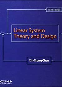 EBook PDF Linear System Theory And Design Th Edition By Chi Tsong Chen Oxford University Press