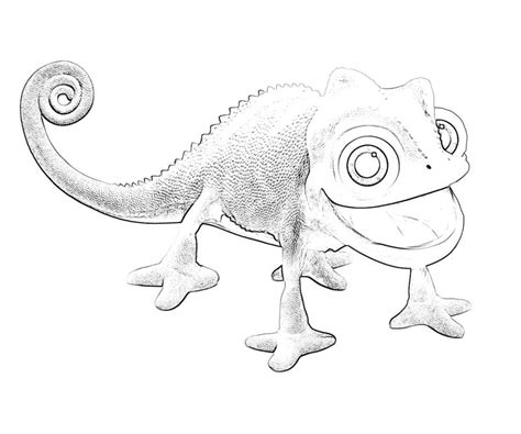 Tangled Coloring Pages Pascal