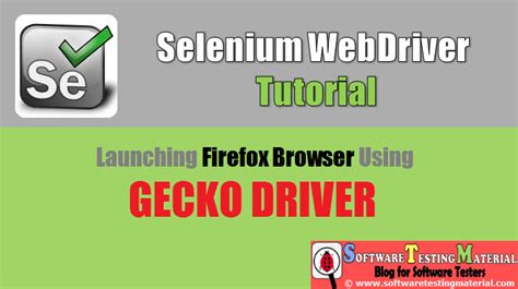 Gecko Driver In Selenium Daseeve