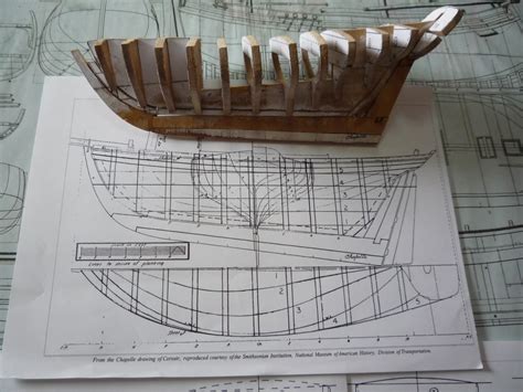 Beginning of model ship การต่อเรือจำลองด้วยไม้ : Corsair