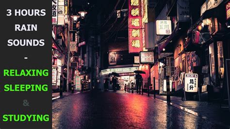 3 Hours Of Gentle Night Rain Rain Sounds For Relaxing Sleep Insomnia