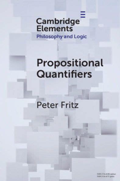 Propositional Quantifiers In 2025 Paperbacks Philosophy Books