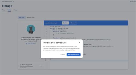 Using Firestore In Firebase Storage Rules