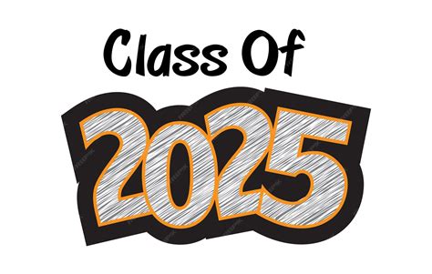 premium vector class of 2025 vector