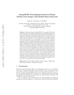 Image2SSM Reimagining Statistical Shape Models From Images With Radial