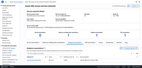 private connectivity to amazon eks cluster api endpoints using vpc