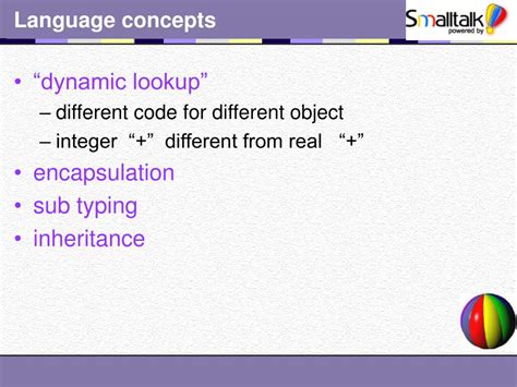 Ppt An Introduction To Smalltalk First Pure Object Oriented Language