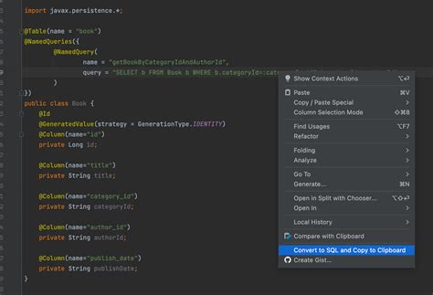 Jpa Query To Sql Intellij Plugin Rhibernate