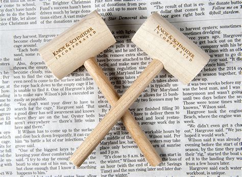 Personalized Mini Crab Mallets Bay Imprint Since 1981