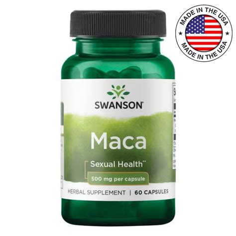 Swanson Maca Seksualinei Funkcijai 60 100 Kaps Moterstalijalt