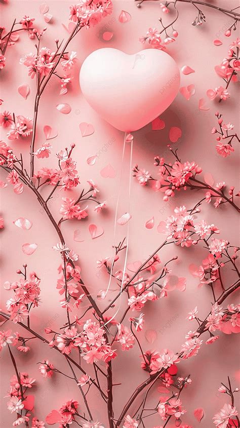 애니메이션 핑크 꽃 배경 배경 화면 및 일러스트 무료 다운로드 Pngtree