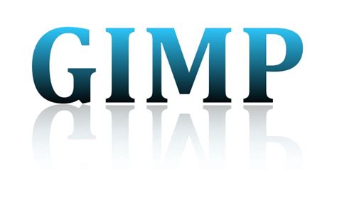 Create A Reflection Under Text In Gimp 2 8 Tutorial In 2024 Gimp