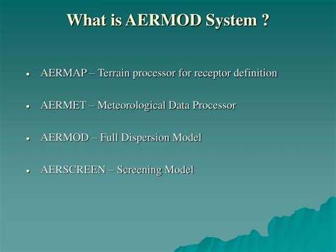 Ppt Aermod Modeling System Powerpoint Presentation Free Download