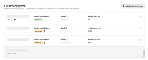 What Are The Default Verification Statuses For Bank Accounts In Procore