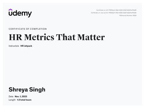Udemy Course Completion Certificate Shreya Singh Chauhan