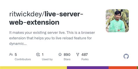 Github Ritwickdeylive Server Web Extension It Makes Your Existing
