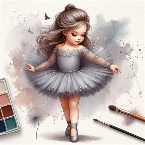 БАЛЕРИНКА Детские иллюстрации Балерины Милые рисунки