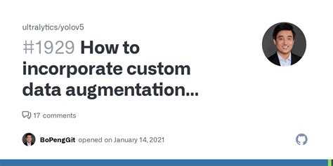 How To Incorporate Custom Data Augmentation During Training Issue Ultralytics Yolov