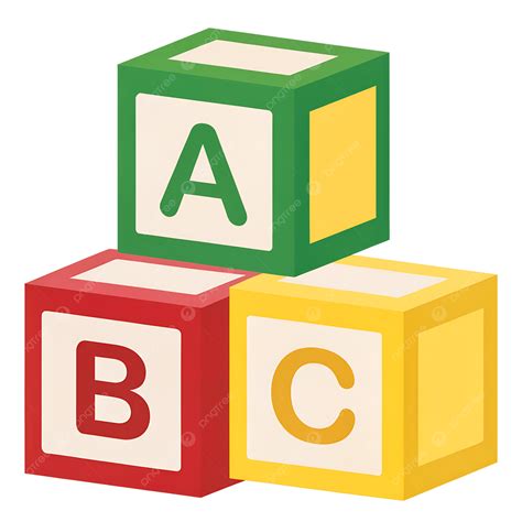 Clipart Abc Pour Les Enfants Alphabet Abc Avec Dessin Animé Mignon