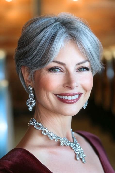 32 Flattering Short Gray Hairstyles That Women In Their 60s Are Getting