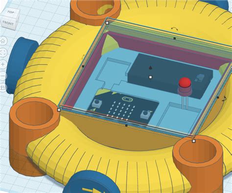 Microbit Flood Warning Device Tinkercad