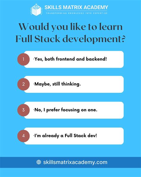Skills Want To Learn Full Stack Development Are You Ready To Dive