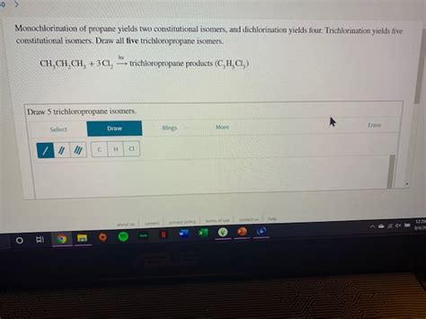 Answered Monochlorination Of Propane Yields Two Bartleby