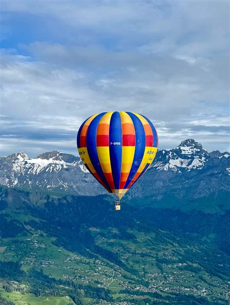 Montgolfière Office De Tourisme De Passy Mont Blanc