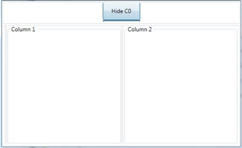 C Hide And Auto Resize Columns With Gridsplitter Stack Overflow