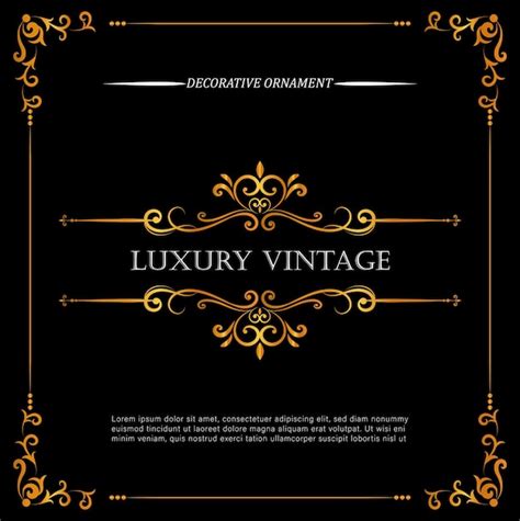 Premium Vector Modern Ornamental Decorative Element And Divider Collection