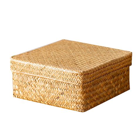 Seagrass Picnic Basket With Lid Handmade Baskets For Fruits Etsy