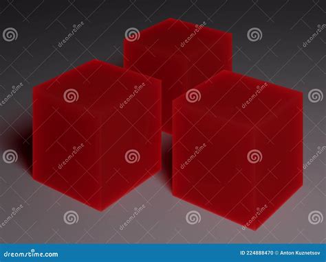 Geometric Composition Of Different Objects 3d Rendering Stock Illustration Illustration Of