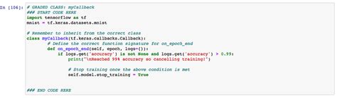 Name Callbacks Is Not Defined Introduction To Tf For Artificial Intelligence