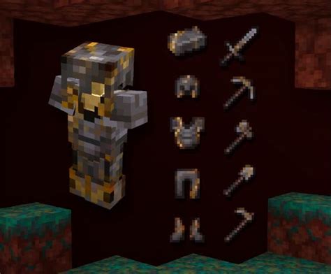 Minecraft Netherite Armour Texture Pack