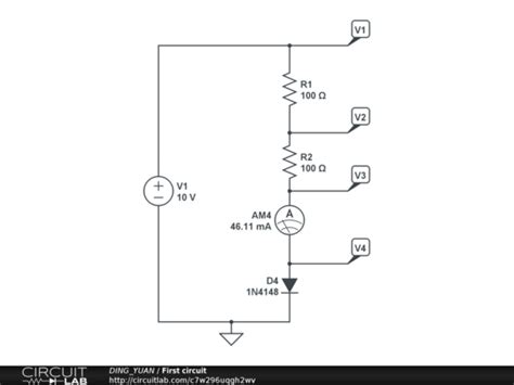First Circuit CircuitLab