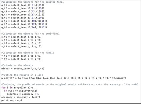 Python Code Snippet For Self Made Prediction Model Download Scientific Diagram