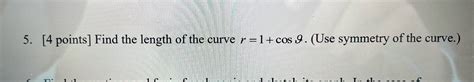 Solved Points Find The Length Of The Curve R C