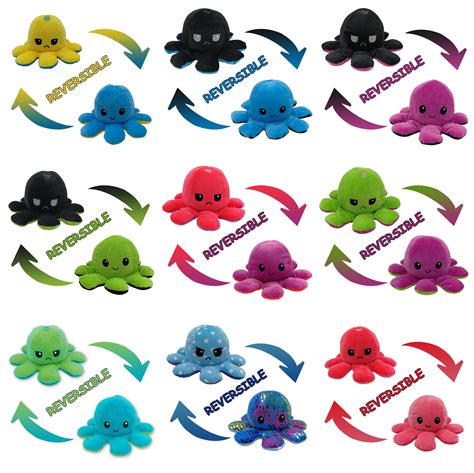 New Colors Reversible Octopus Teeturtle Plush Tik Tok Hobbies Toys Toys Games On Carousell