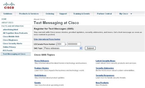 Cisco How Text Messages Alerts Works