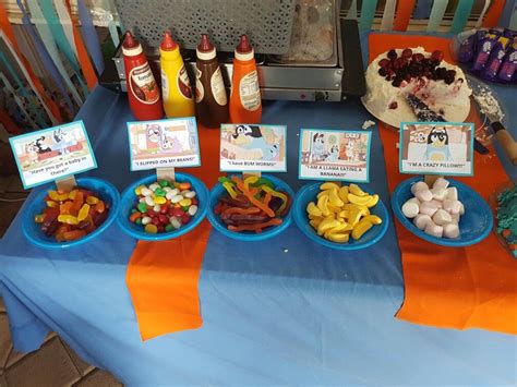 Bluey Themed Party Ideas Birthday Party Food Birthday 2nd Birthday